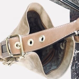 Coach | Bags | Coach Suede Purse | Poshmark